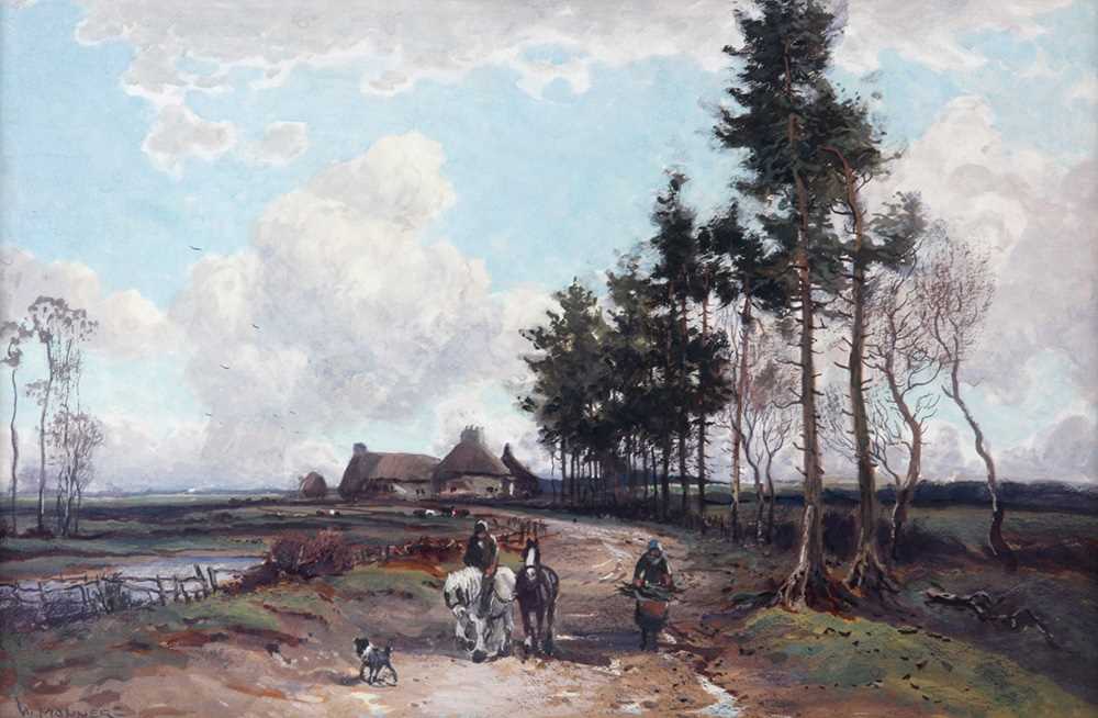 Lot 333 - WILLIAM MANNERS 1860-1930 WATERCOLOUR