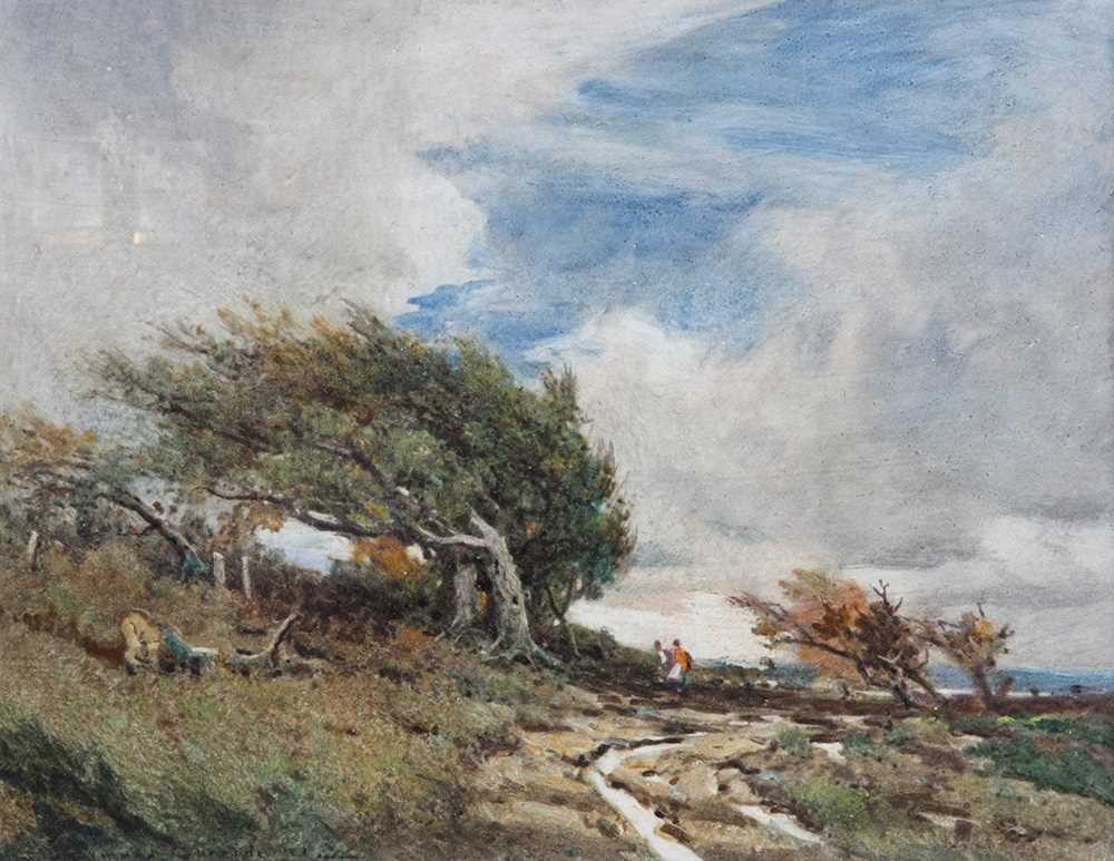 Lot 359 - OSWALD GARSIDE 1879-1942 WATERCOLOUR A