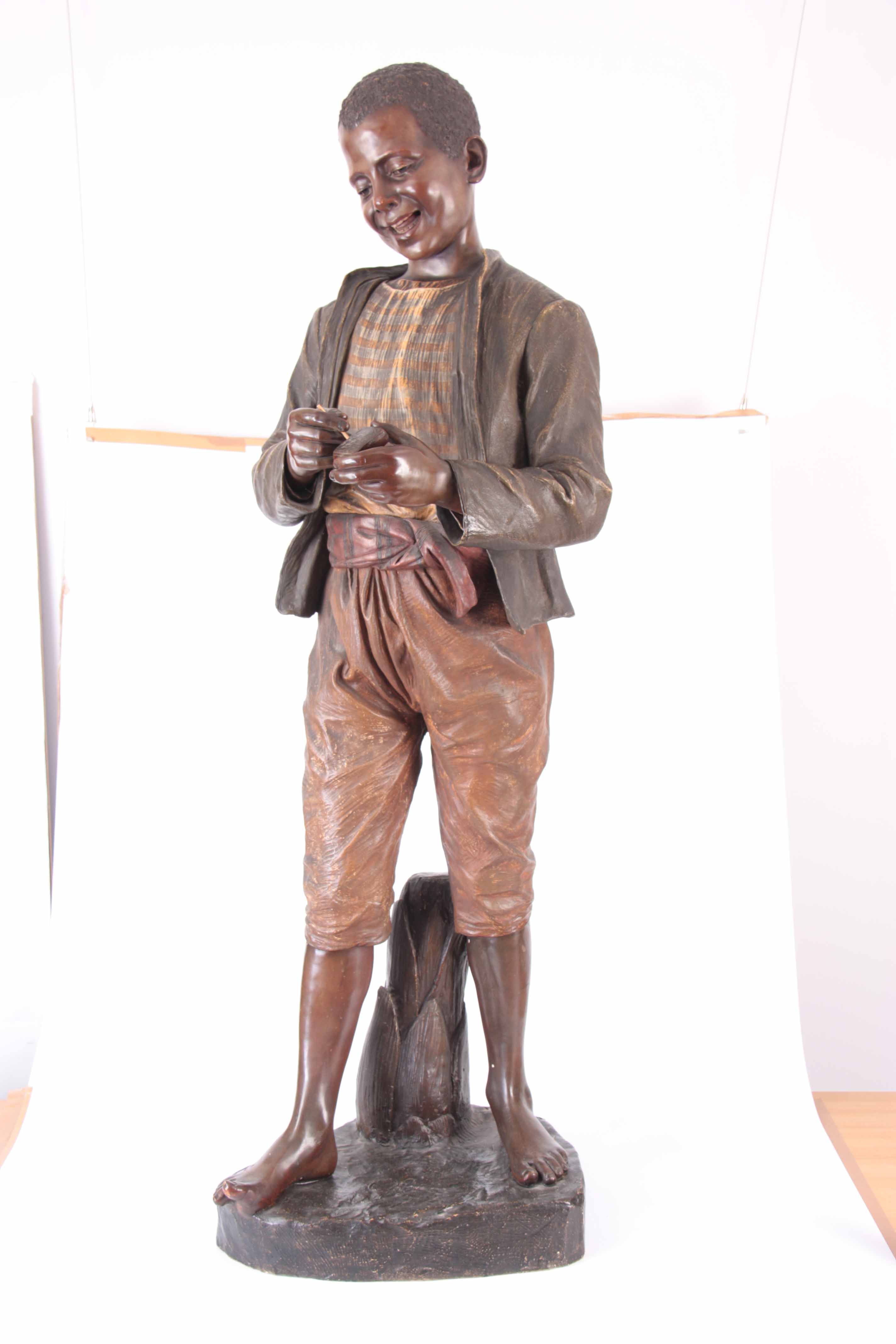 Lot 471 - FRIEDRICH GOLDSCHEIDER A RARE LATE 19TH