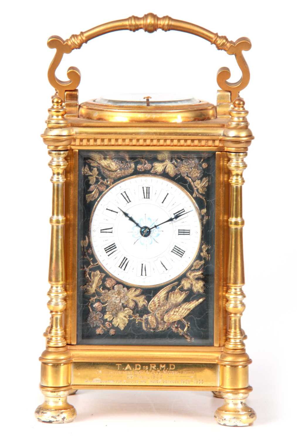 Lot 755 - A LARGE LATE 19TH CENTURY FRENCH REPEATING