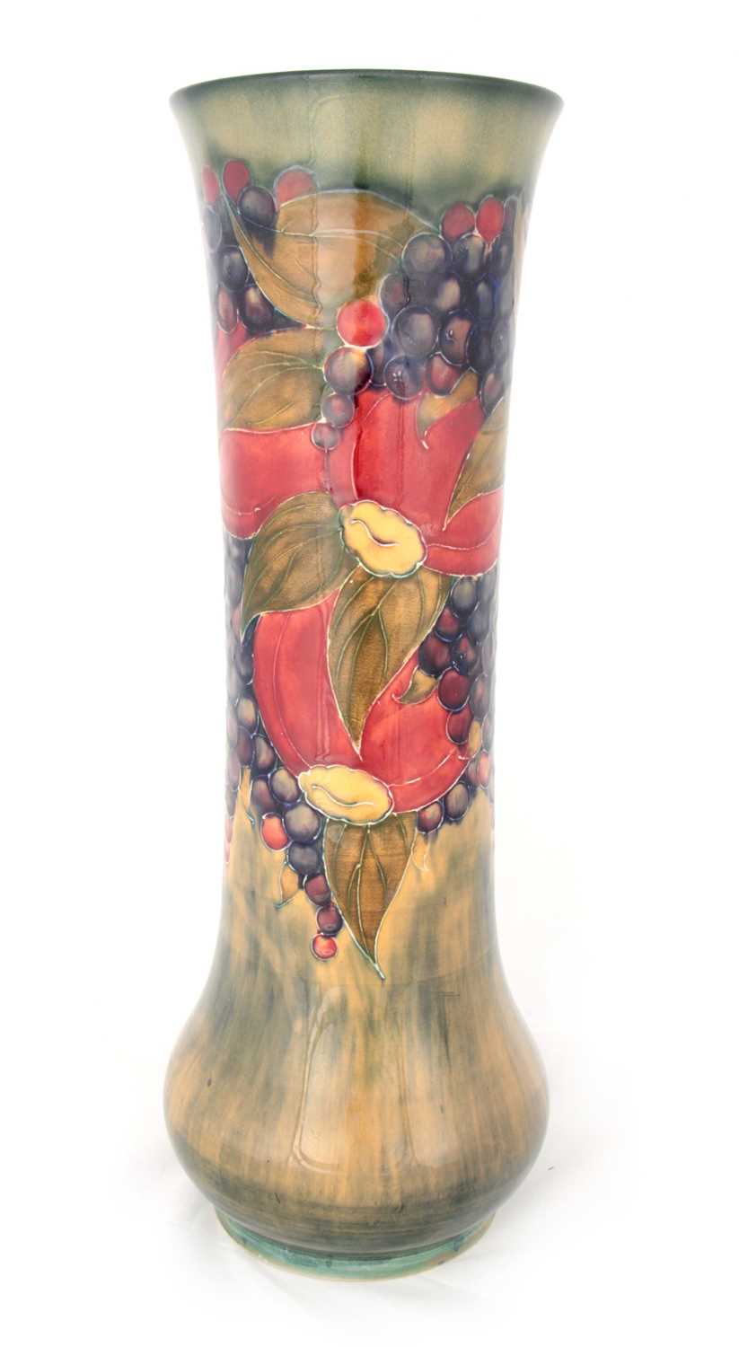 Lot 36 - AN EARLY WILLIAM MOORCROFT FLARED TALL