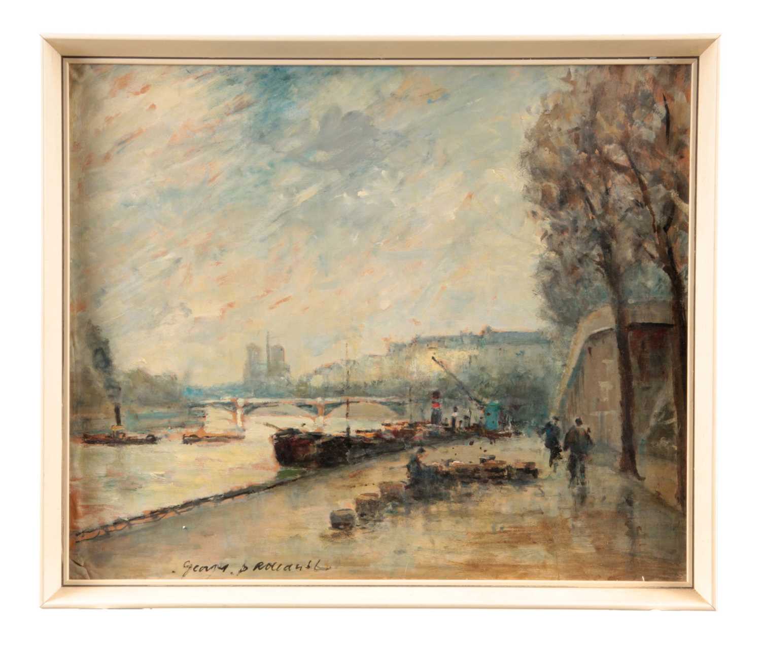 Lot 577 - GEORGES DOMINIQUE ROUAULT 1904-2002. OIL ON