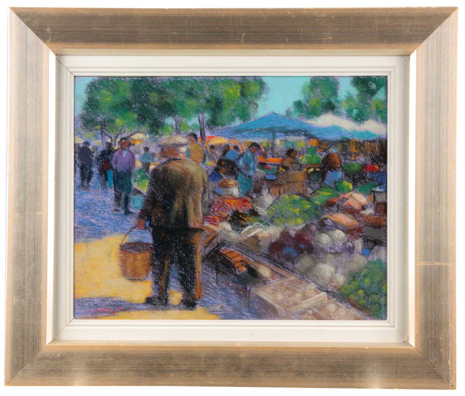 Lot 584 - JOHN MACKIE Scottish b.1953. PASTEL ON BOARD