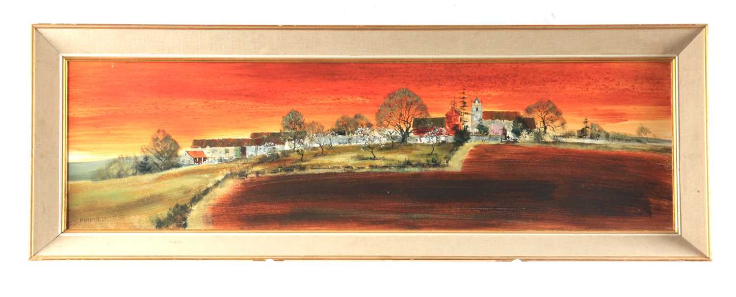 Lot 640 - MICHAEL DAVID BARNFATHER BORN 1934 OIL ON