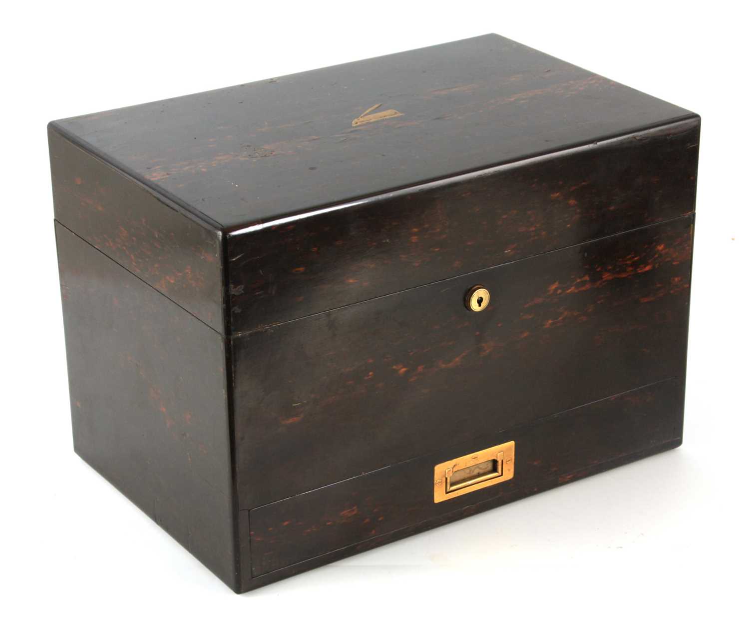 Lot 851 - A 19TH CENTURY COROMANDEL DECANTER BOX