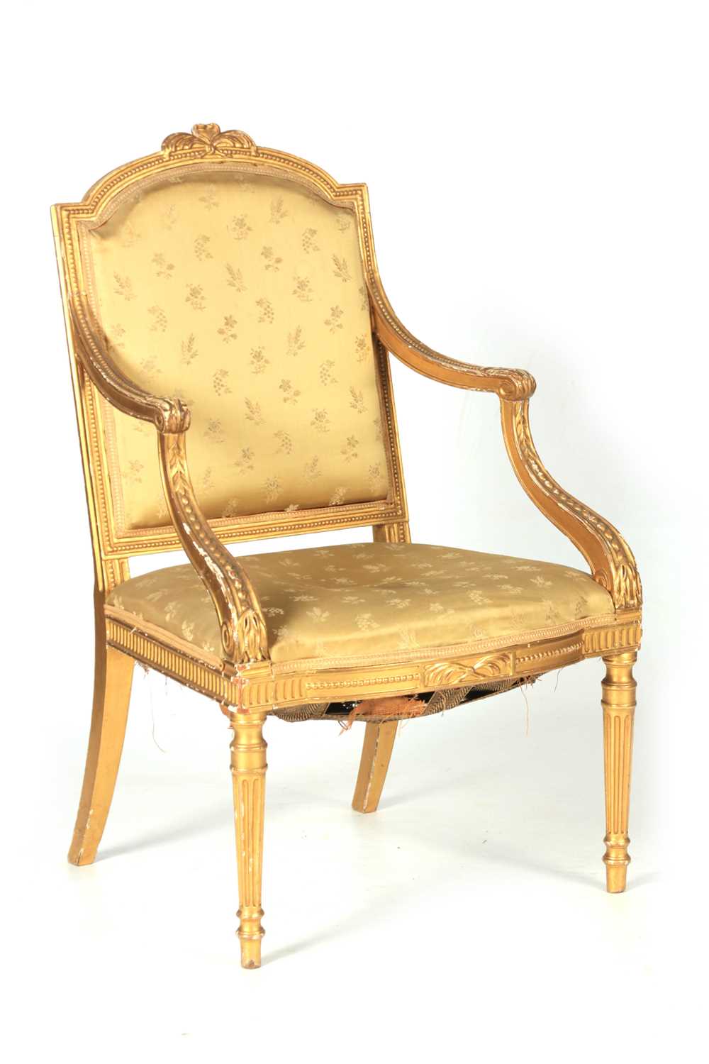 Lot 1015 - A GEORGE III CHIPPENDALE STYLE CARVED