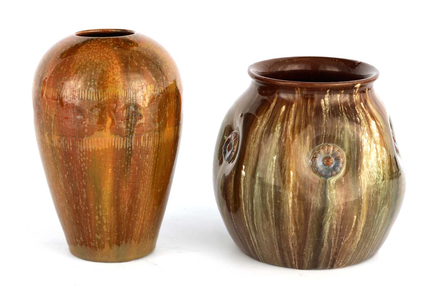 Lot 205 - A LATE 19TH CENTURY LINTHORPE ART POTTERY