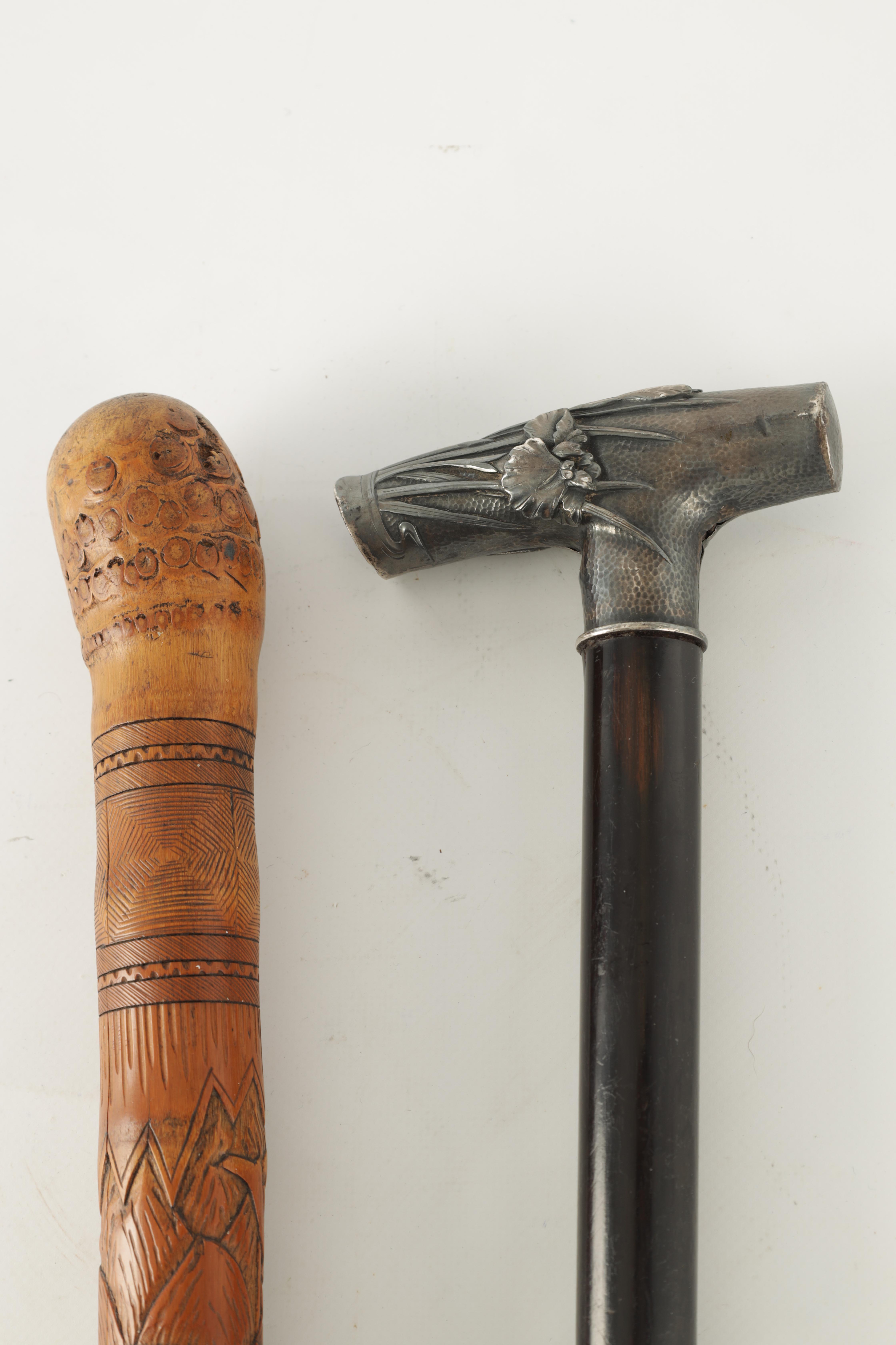 Lot 530 - TWO MEIJI PERIOD JAPANESE WALKING CANES one