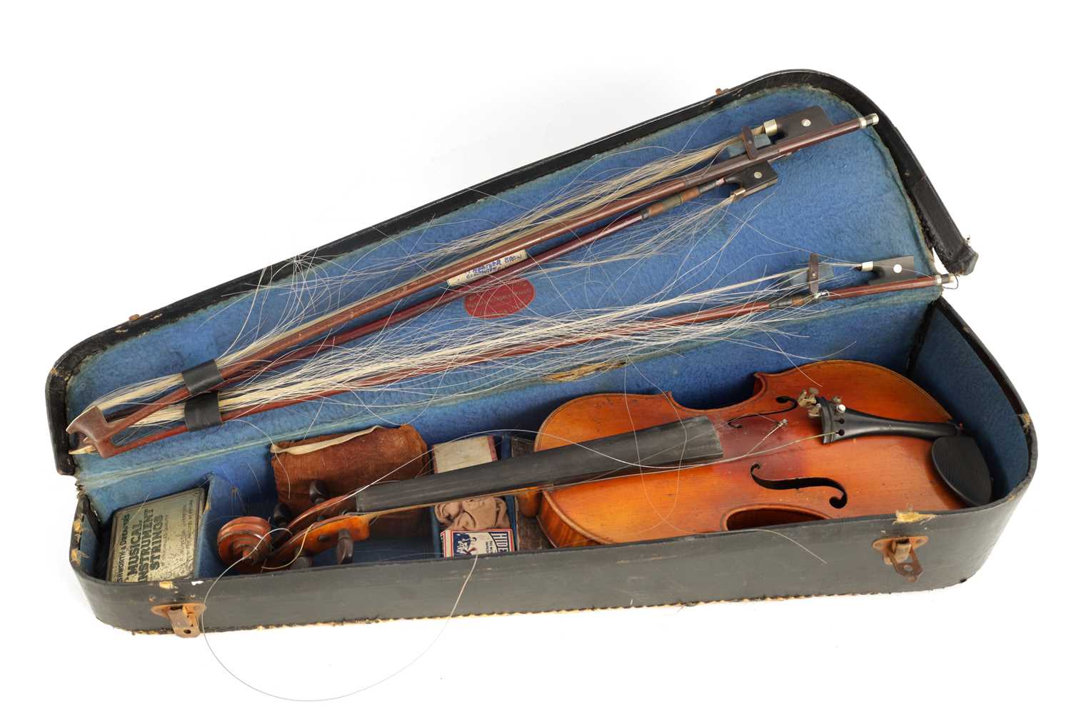 Lot 566 - AN ANTIQUE FRENCH VIOLIN baring the label