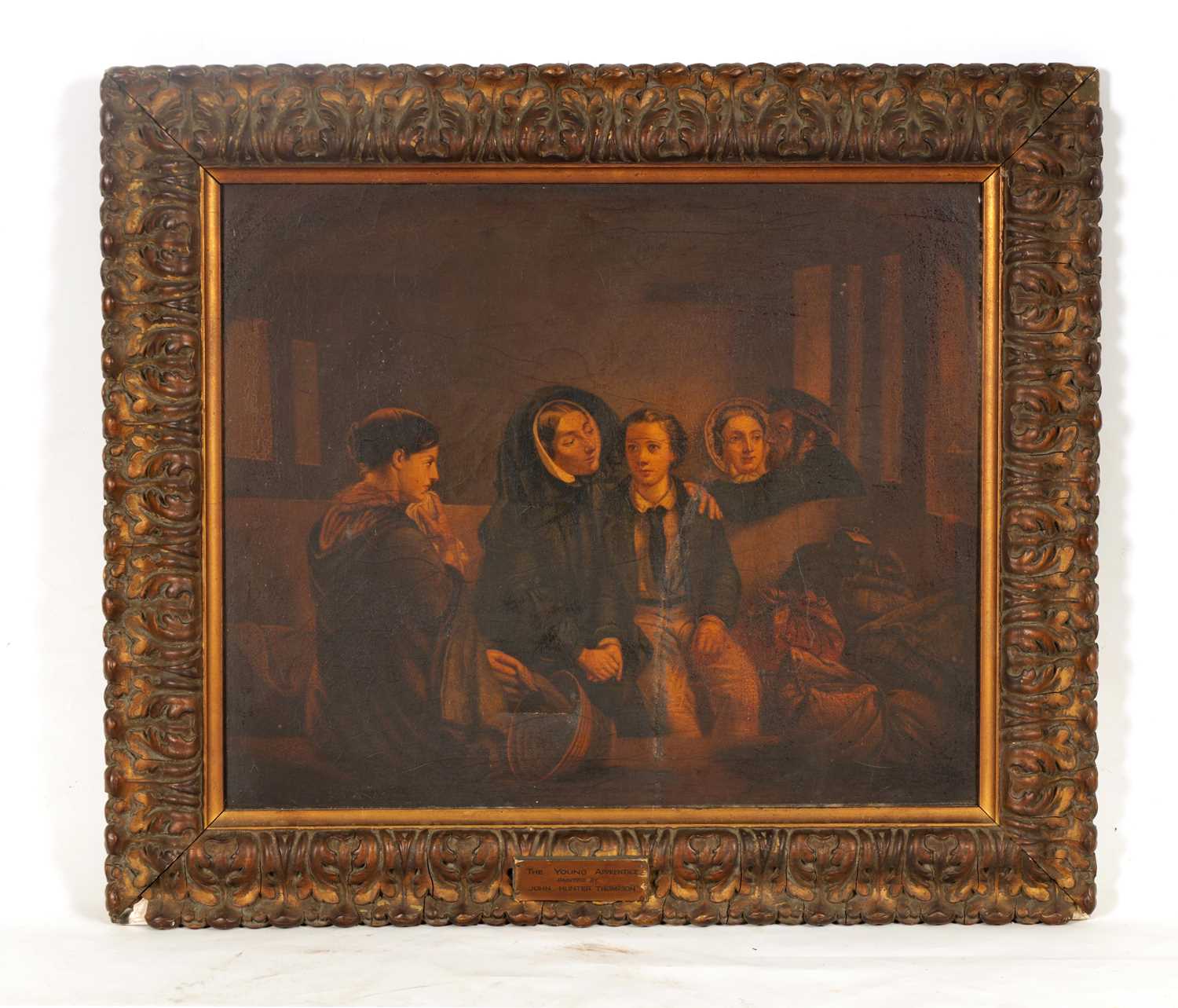 Lot 775 - JOHN HUNTER THOMPSON (1808-1890) OIL ON