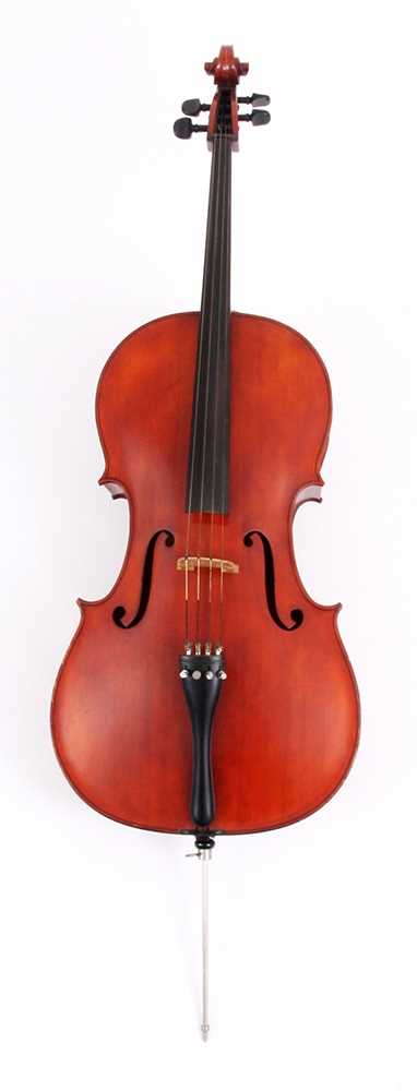 Lot 605 - A GERMAN CELLO DATED 1977 BY C.A. GOTZ with