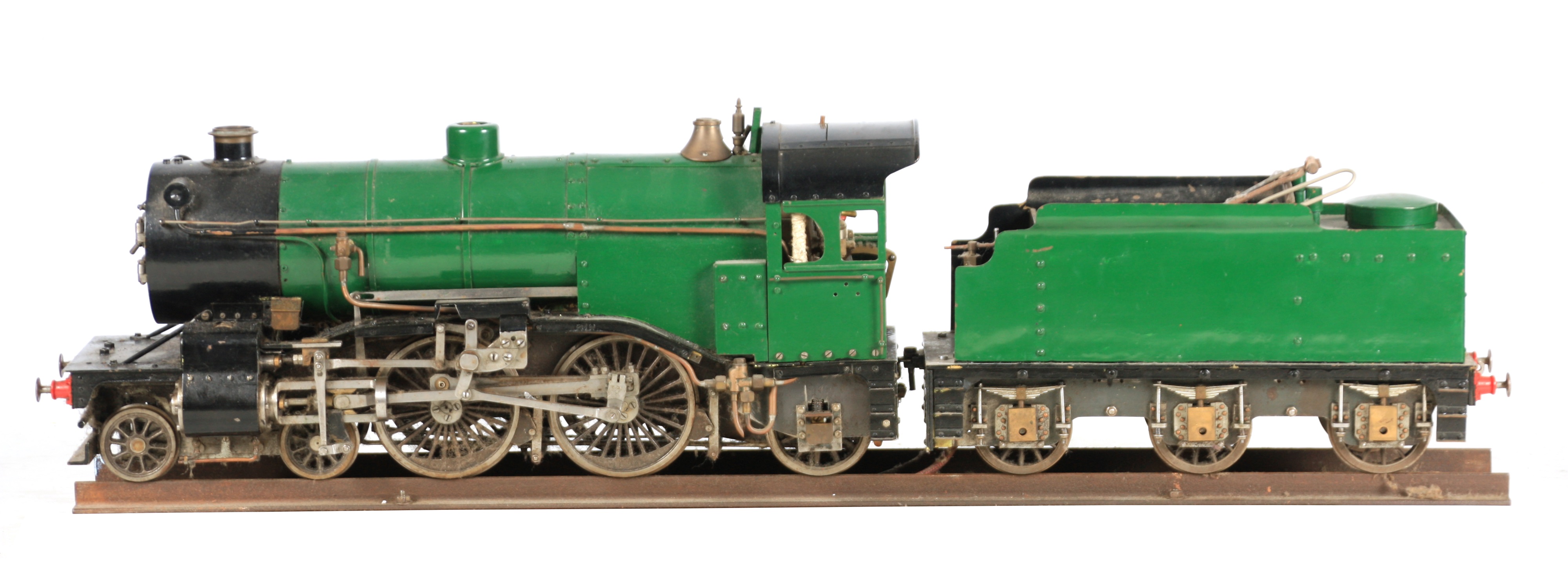 Lot 597 - A 5" GAUGE LIVE STEAM TENDER LOCOMOTIVE