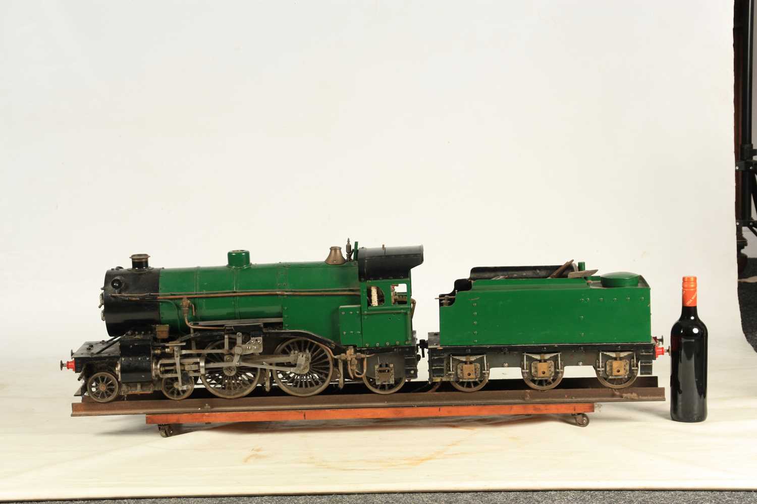 Lot 597 - A 5" GAUGE LIVE STEAM TENDER LOCOMOTIVE