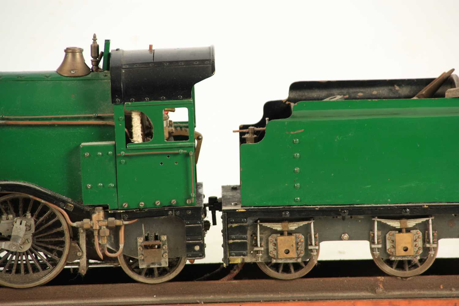 Lot 597 - A 5" GAUGE LIVE STEAM TENDER LOCOMOTIVE