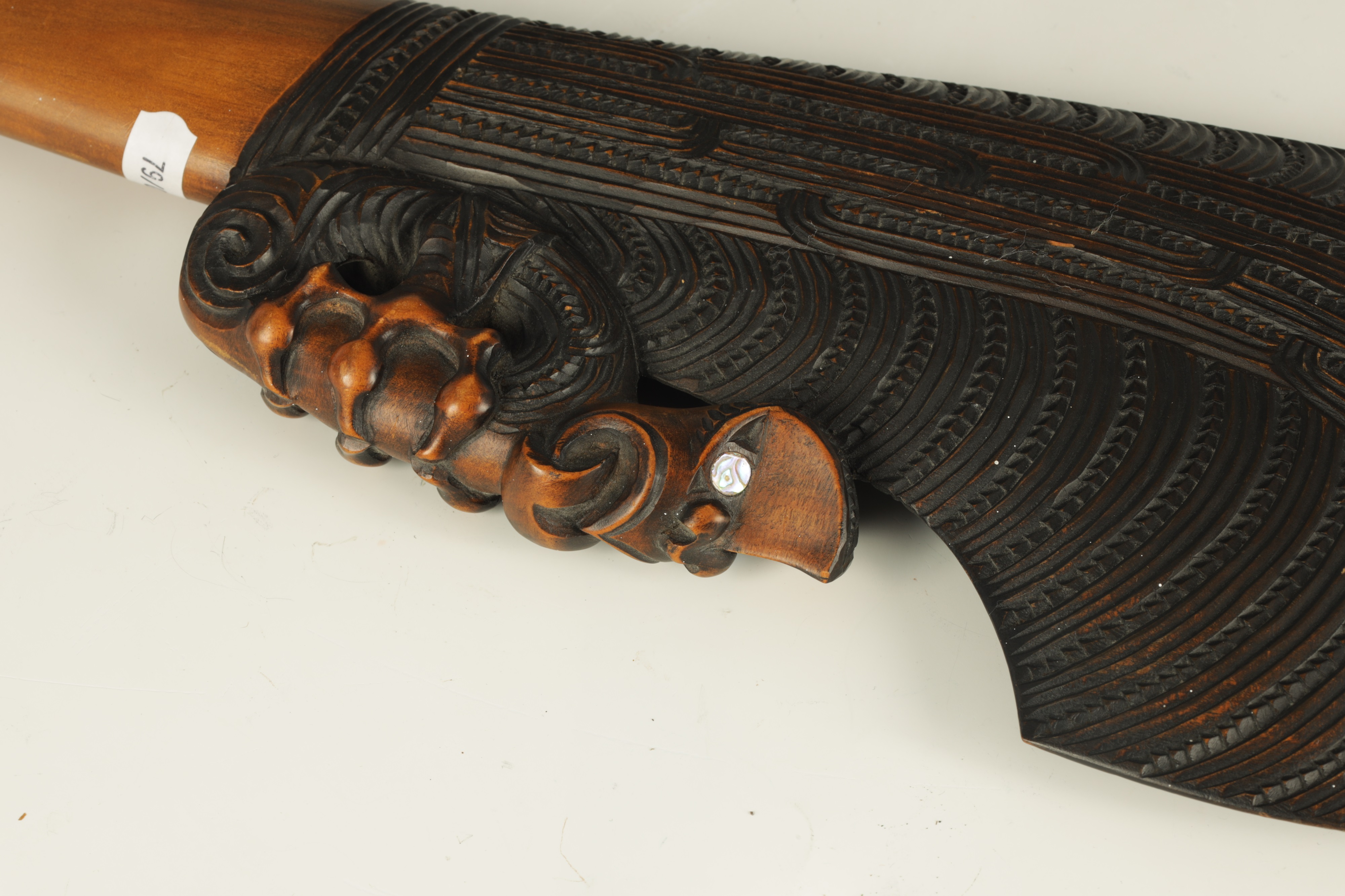 Lot 337 - A CEREMONIAL MAORI WAHAIKA WAR CLUB