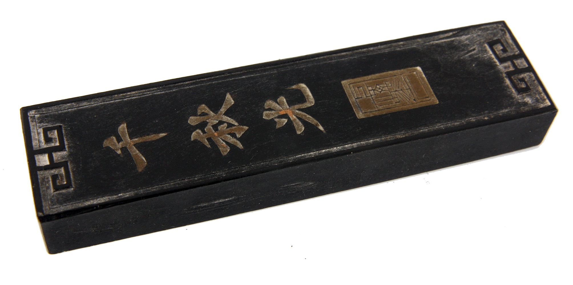 Lot 116 - AN ANTIQUE CHINESE IMPERIAL INKSTICK one