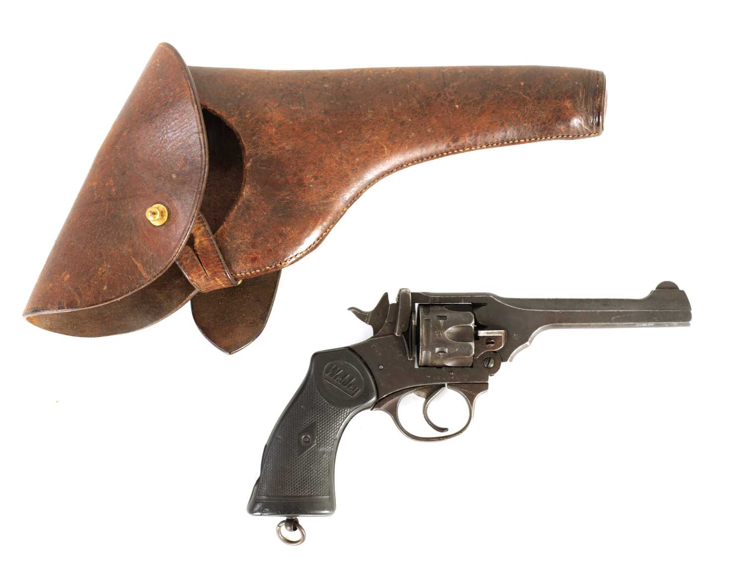 Lot 272 - A 1940'S WEBLEY & SCOTT MARK IV REVOLVER