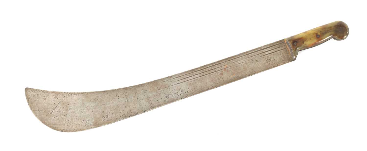 Lot 171 - A 19TH CENTURY MACHETE