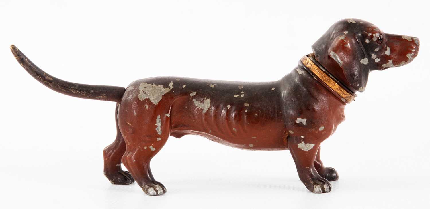 Lot 544 - AN EARLY 20th CENTURY COLD PAINTED METAL