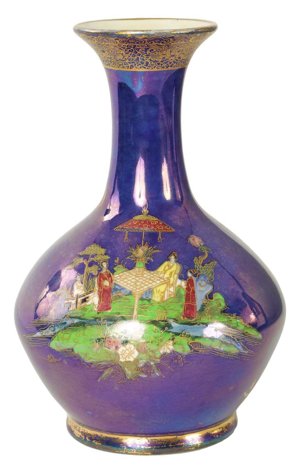 Lot 332 - AN EARLY 20TH CENTURY CARLTON WARE BLUE