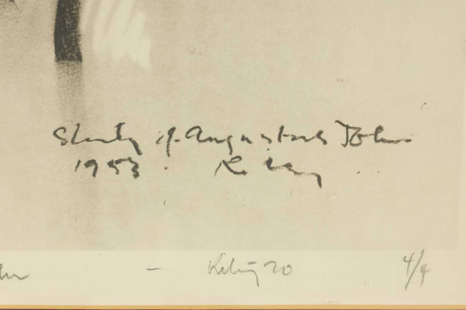 Lot 648 - HAROLD RILEY b. 1934. A RARE SIGNED LIMITED