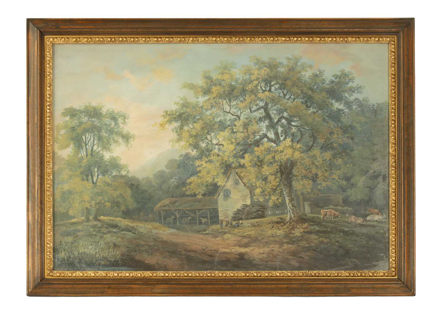 Lot 1370 - J. GROVE. A LATE 18TH CENTURY WATERCOLOUR