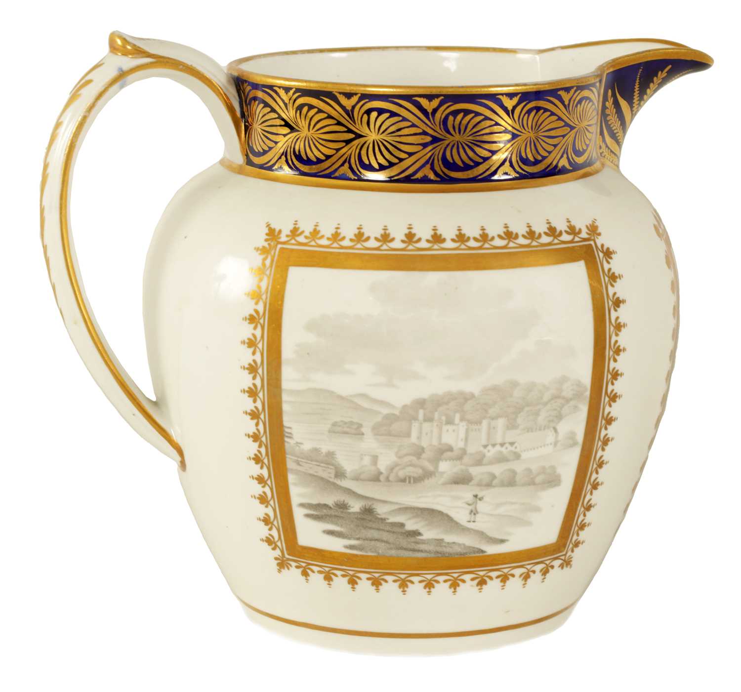 Lot 1421 - A GOOD EARLY 19TH CENTURY SPODE JUG OF