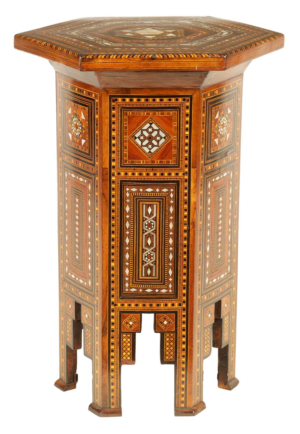 Lot 144 - A 19TH CENTURY EASTERN MOSAIC INLAID