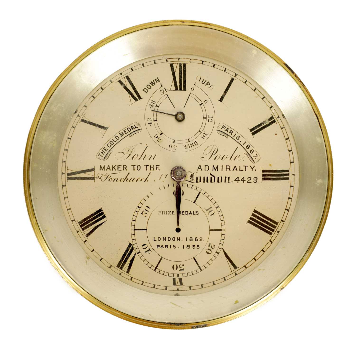 Lot 933 - JOHN POOLE, MAKER TO THE ADMIRALTY,