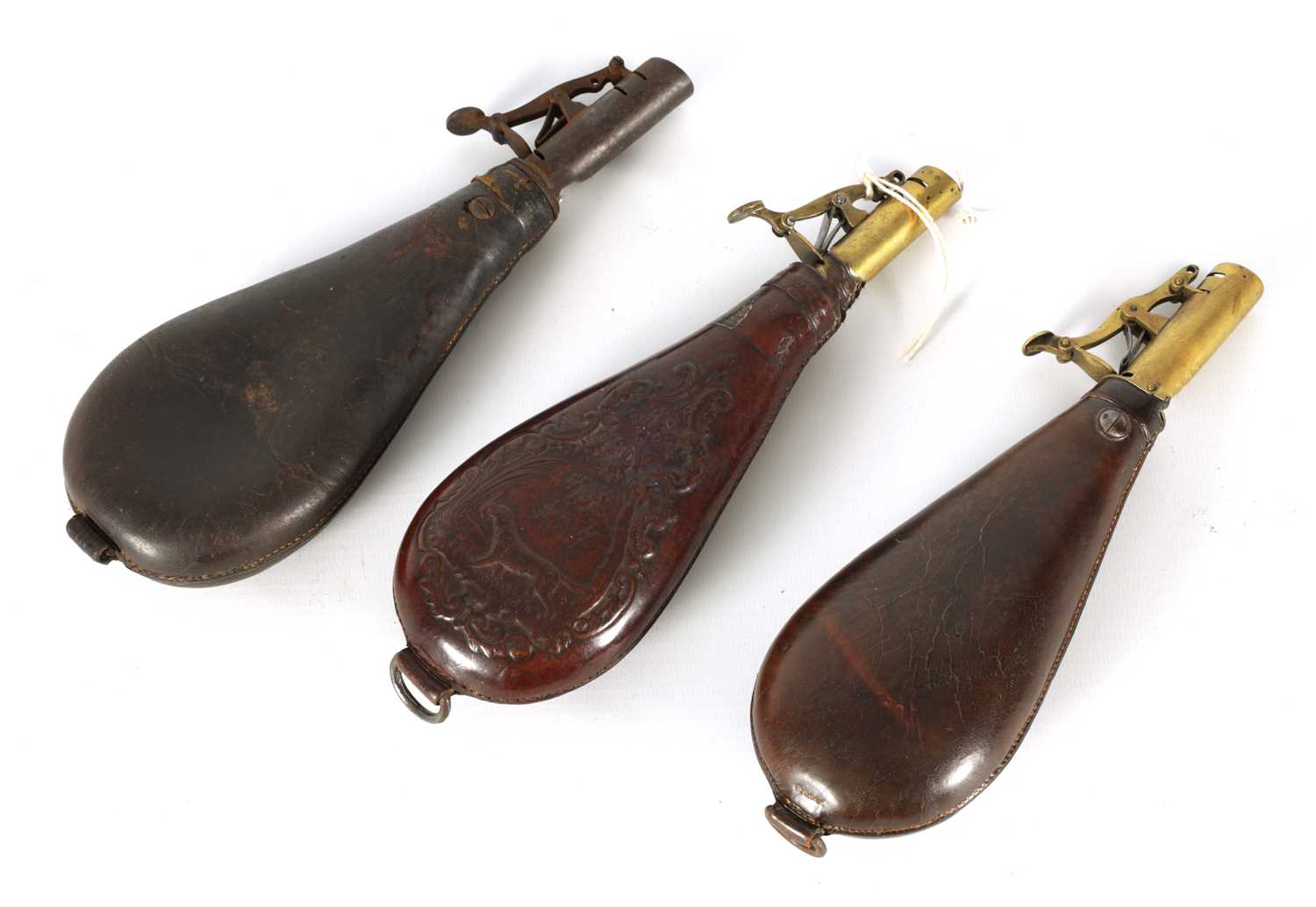 Lot 386 - A COLLECTION OF THREE 19TH CENTURY LEATHER