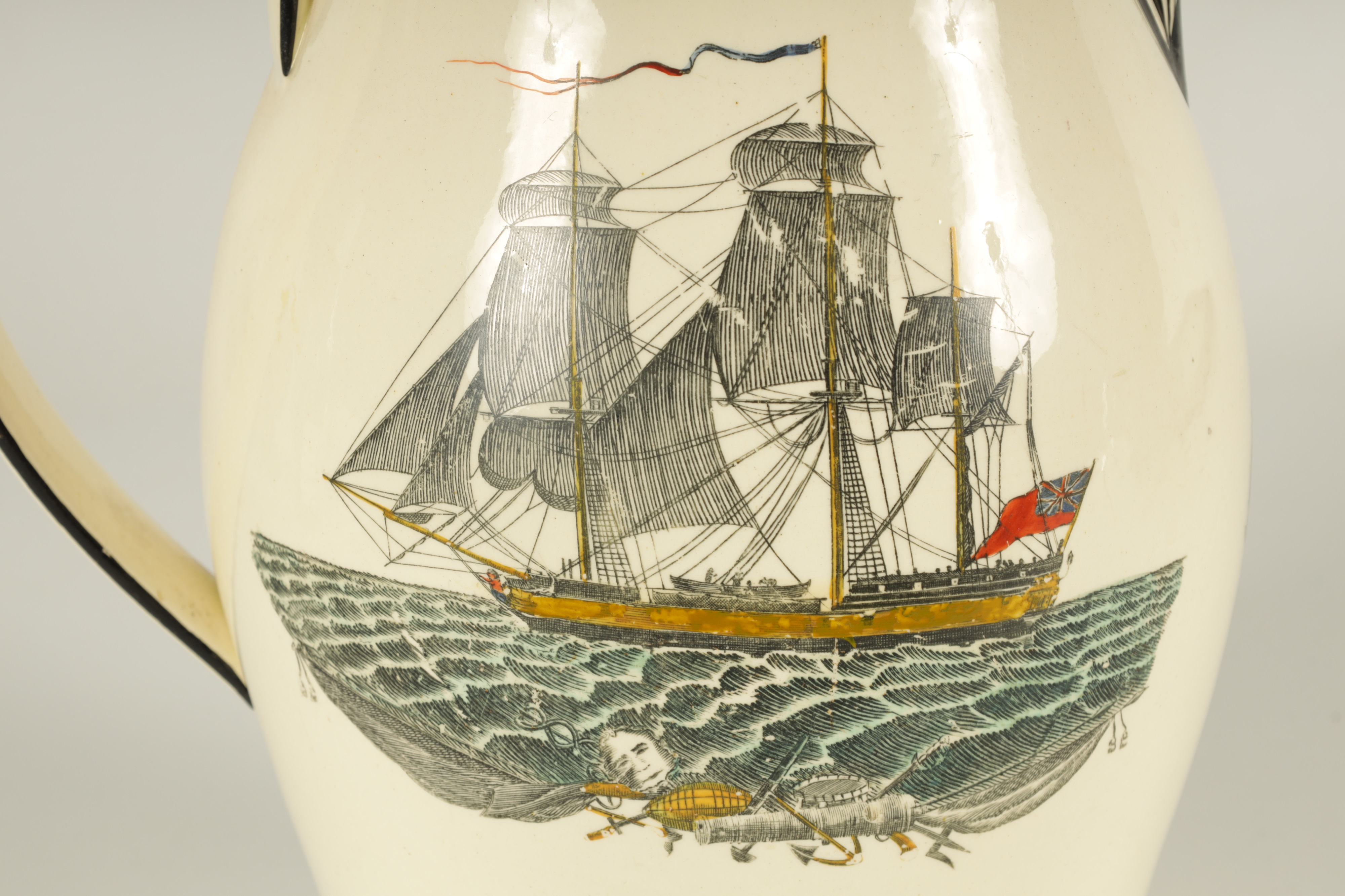 Lot 70 - AN EARLY 19TH CENTURY CREAMWARE PRESENTATION