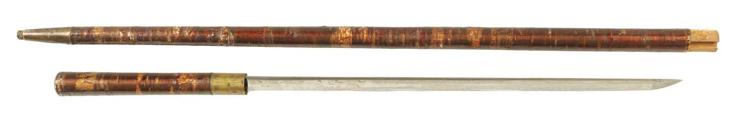 Lot 430 - A RARE MEIJI PERIOD JAPANESE SAMURAI SWORD