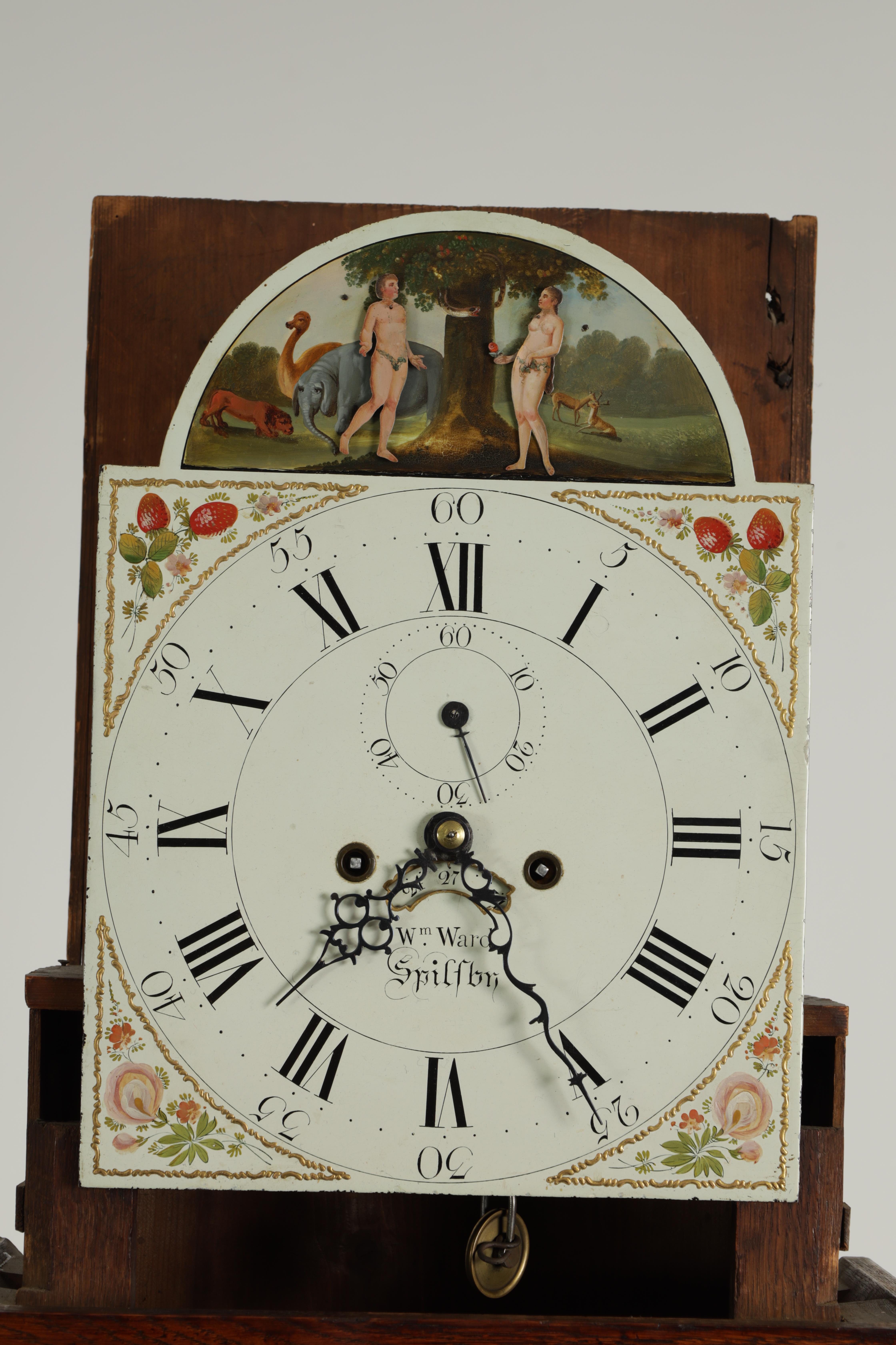 Lot 494 - WILLIAM WARD, SPILSBY. A LATE GEORGE III OAK