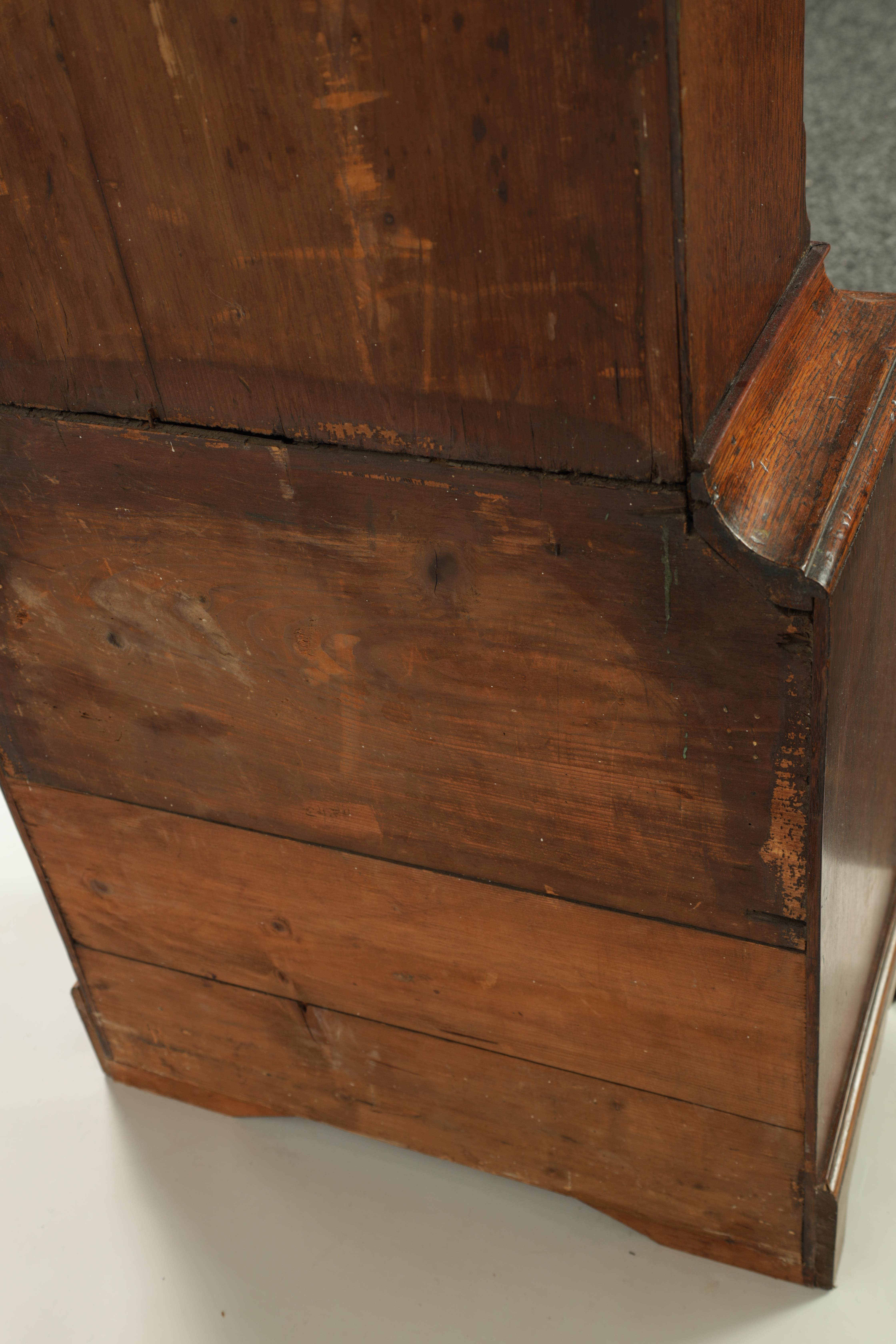 Lot 494 - WILLIAM WARD, SPILSBY. A LATE GEORGE III OAK