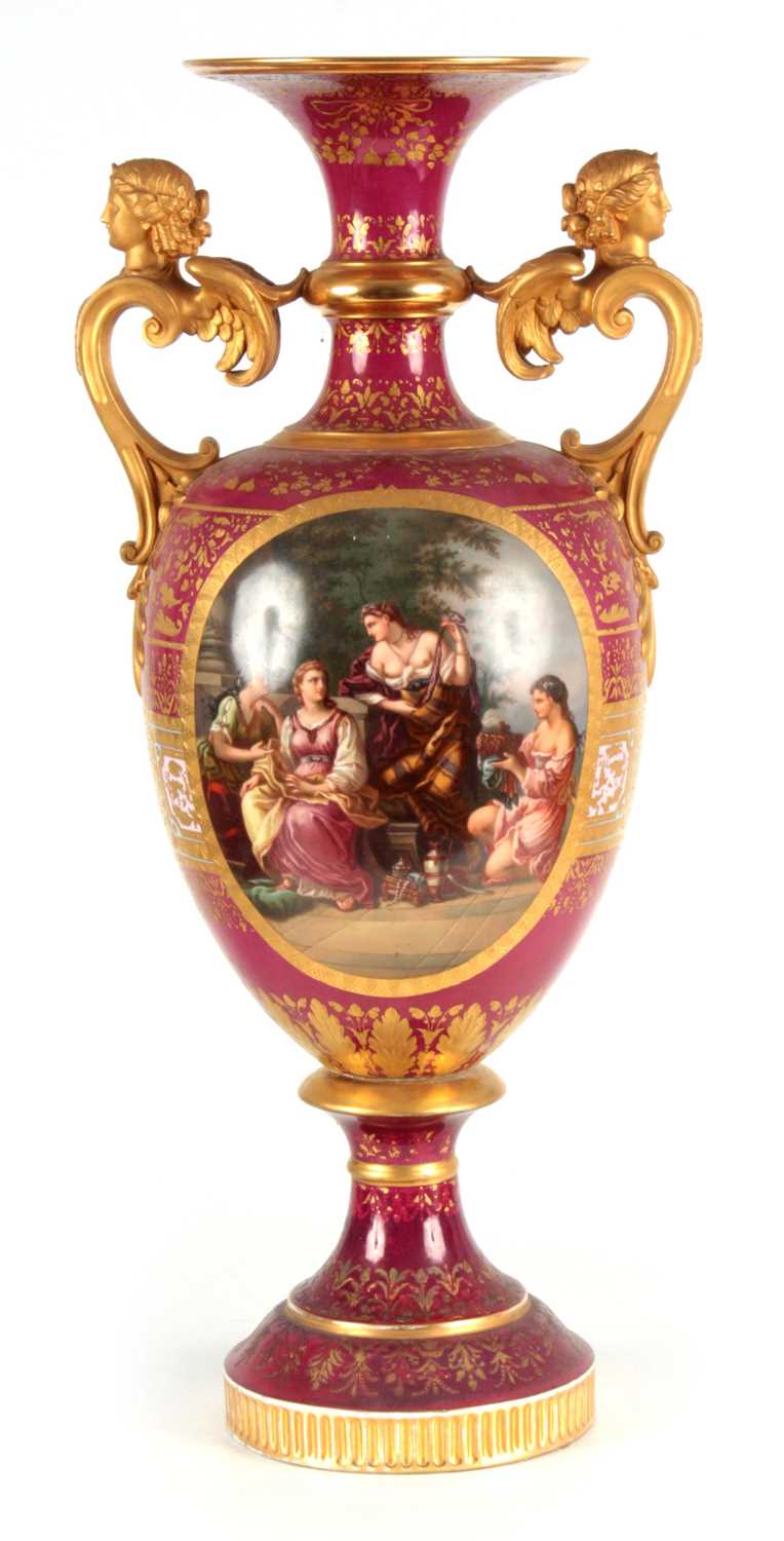 Lot 72 - AN IMPRESSIVE 19TH CENTURY VIENNA STYLE
