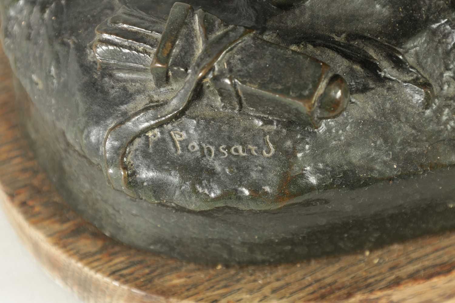 Lot 587 - AFTER PAUL PONSARD A 19TH CENTURY BRONZE