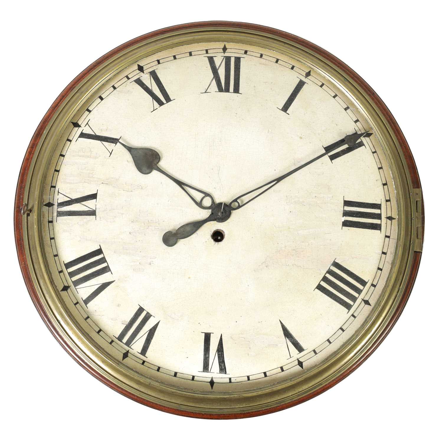 Lot 1253 - AN EARLY 19TH CENTURY 17" PAINTED WOOD