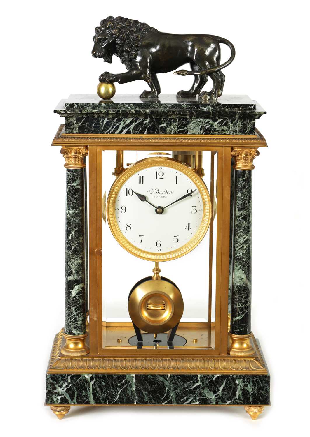 Lot 1284 - A RARE EARLY 20TH CENTURY LION CASE BARDON