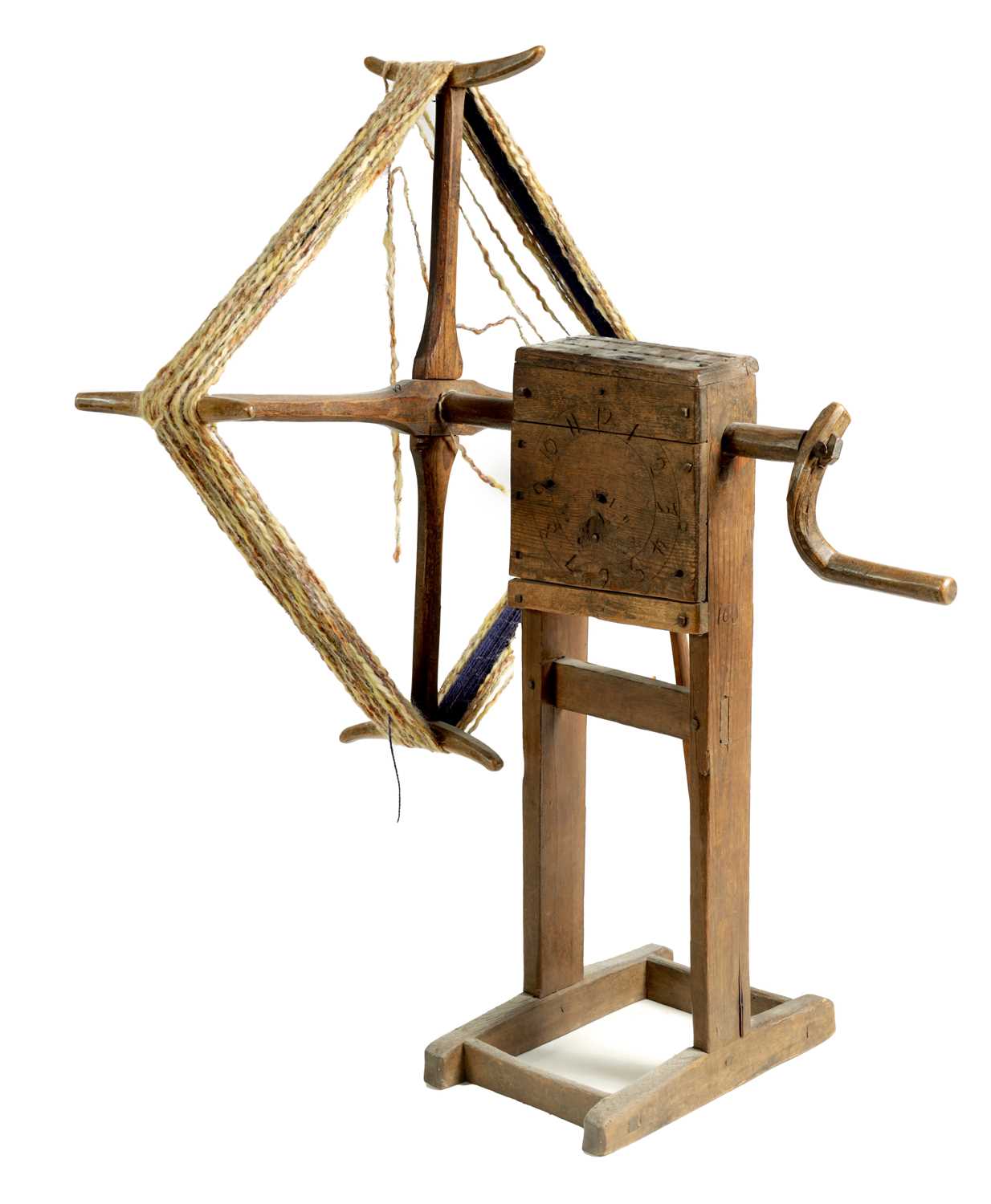 Lot 1322 - AN 18TH/19TH CENTURY WELSH PINE SPINNER'S