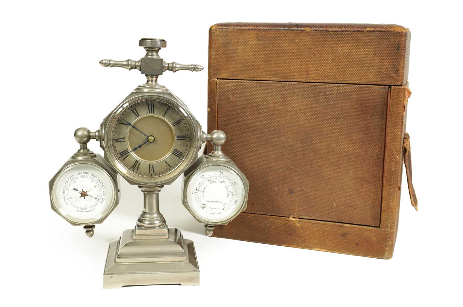 Lot 836 - A LATE 19TH CENTURY FRENCH INDUSTRIAL CLOCK