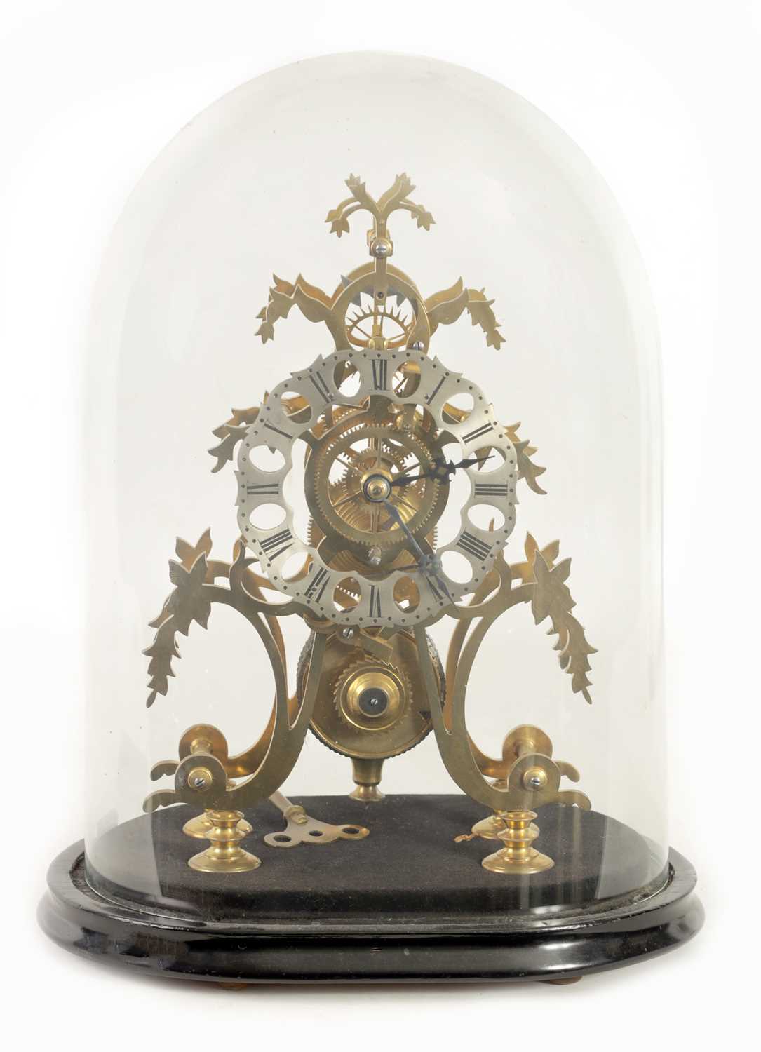 Lot 780 - A 19TH CENTURY ENGLISH SIX-SPOKE SKELETON