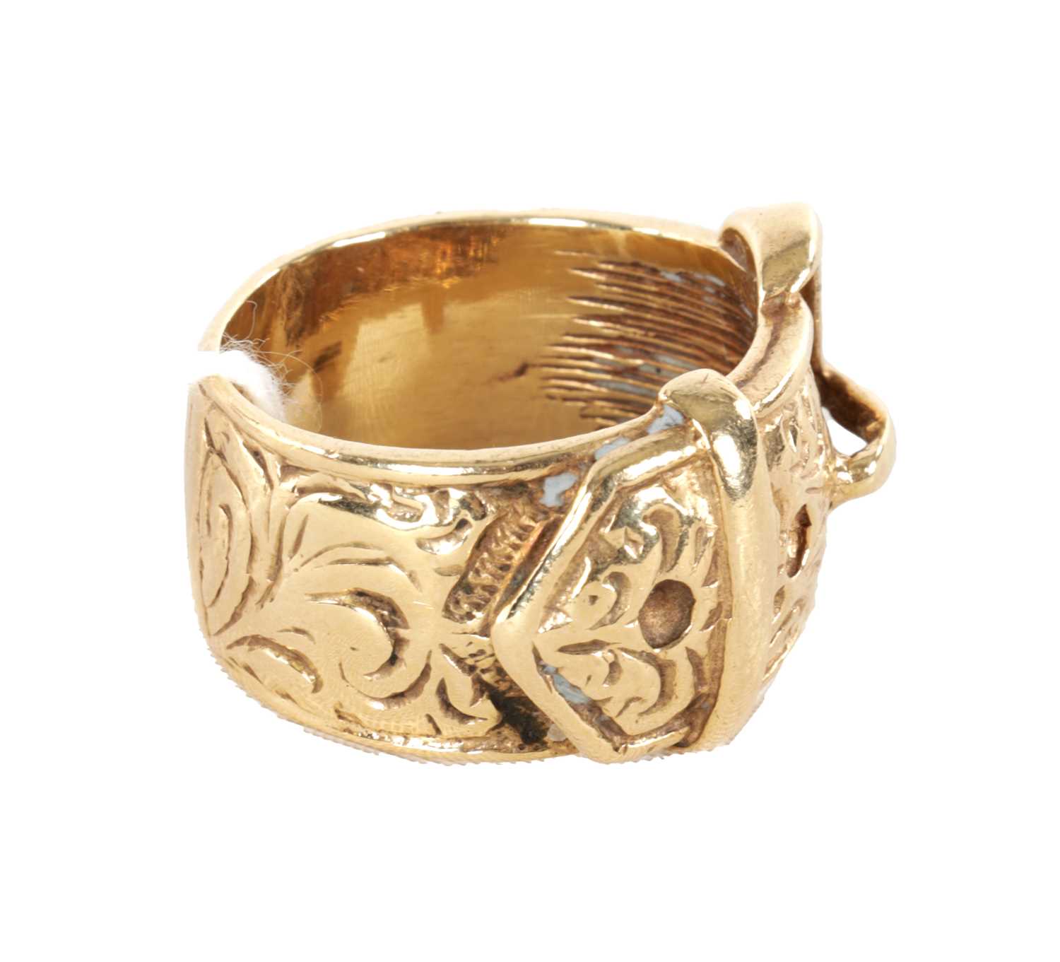 Lot 319 - A 9CT .375 HALLMARKED GOLD GENTS RING