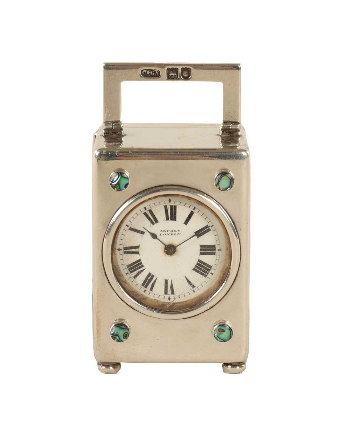 Lot 1035 - ASPREY, LONDON. A LATE VICTORIAN SILVER AND