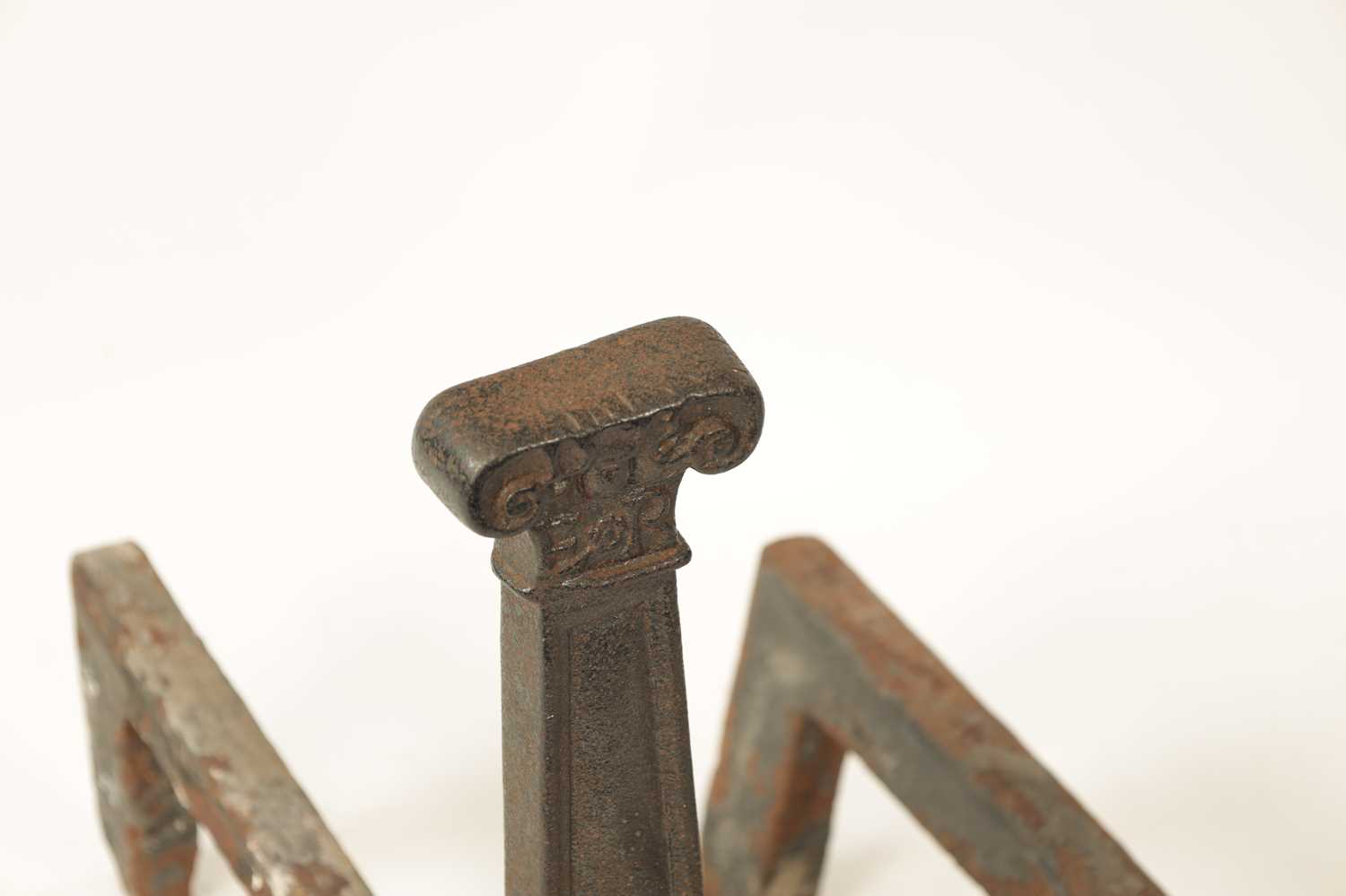 Lot 525 - A PAIR OF 16TH CENTURY ELIZABETHAN CAST IRON