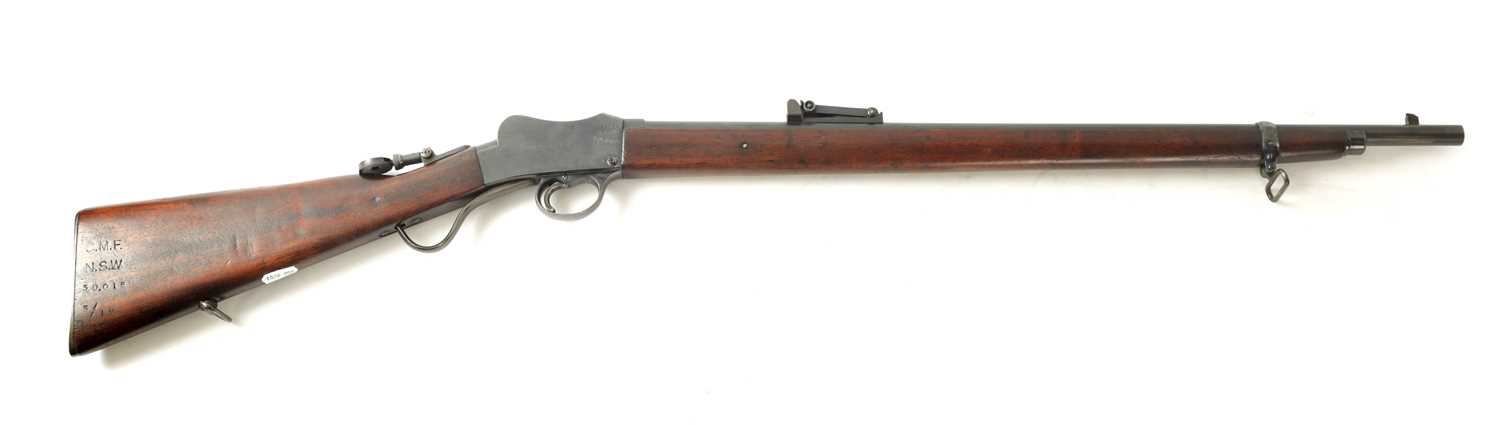 Lot 471 - A .310 CAL NSW MARTINI RIFLE MADE FOR THE