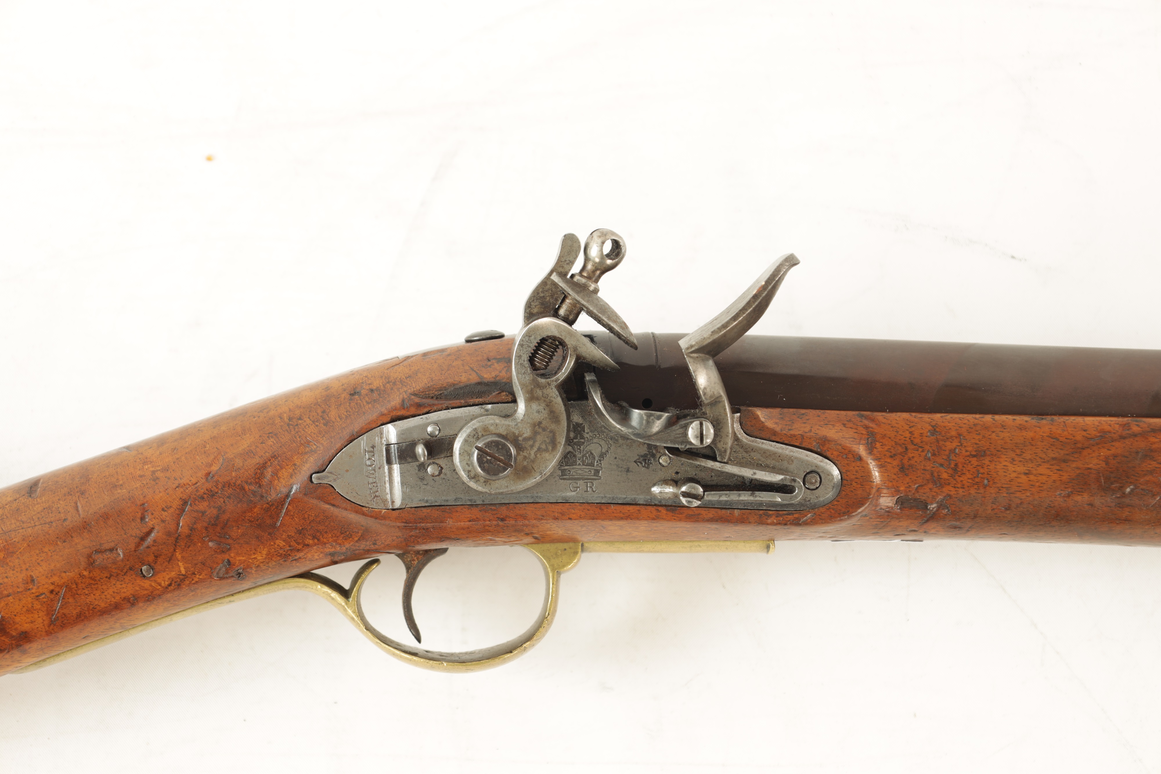 Lot 462 - A BRITISH MILITARY PAGET FLINTLOCK CARBINE