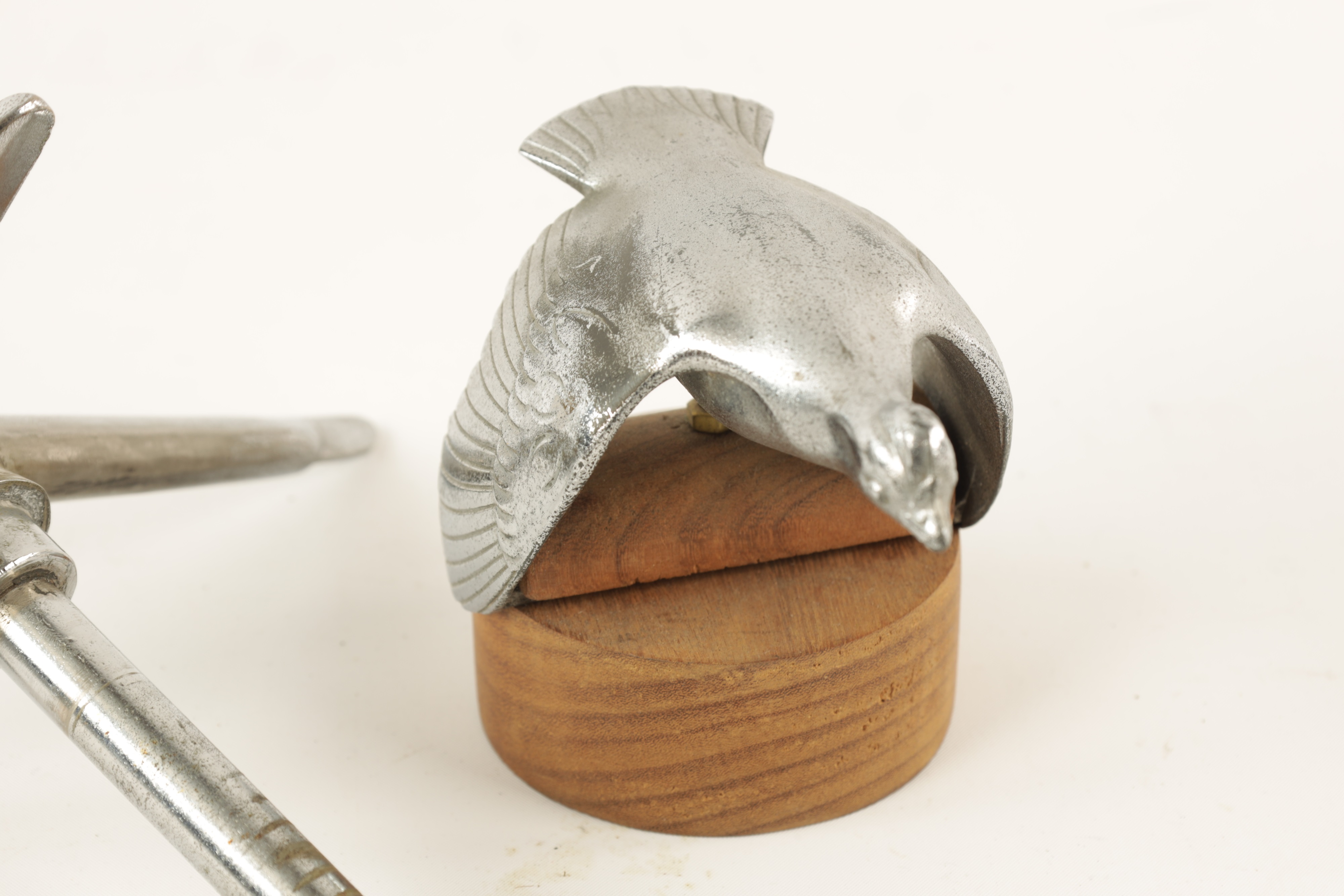 Lot 71 - A 1930S FORD MODEL A CAR MASCOT AND ANOTHER