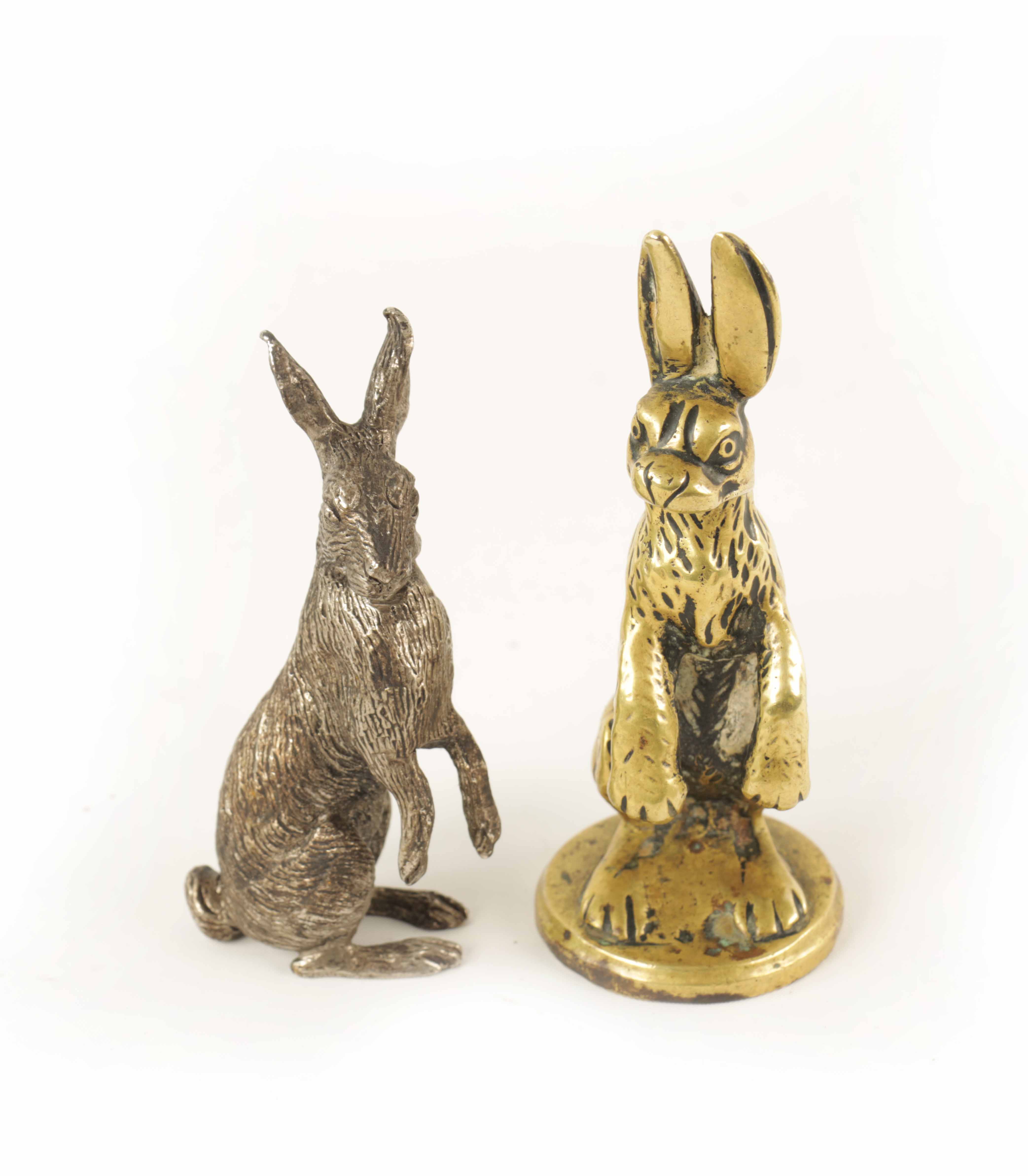 Lot 74 - TWO VINTAGE ALVIS RADIATOR MASCOTS