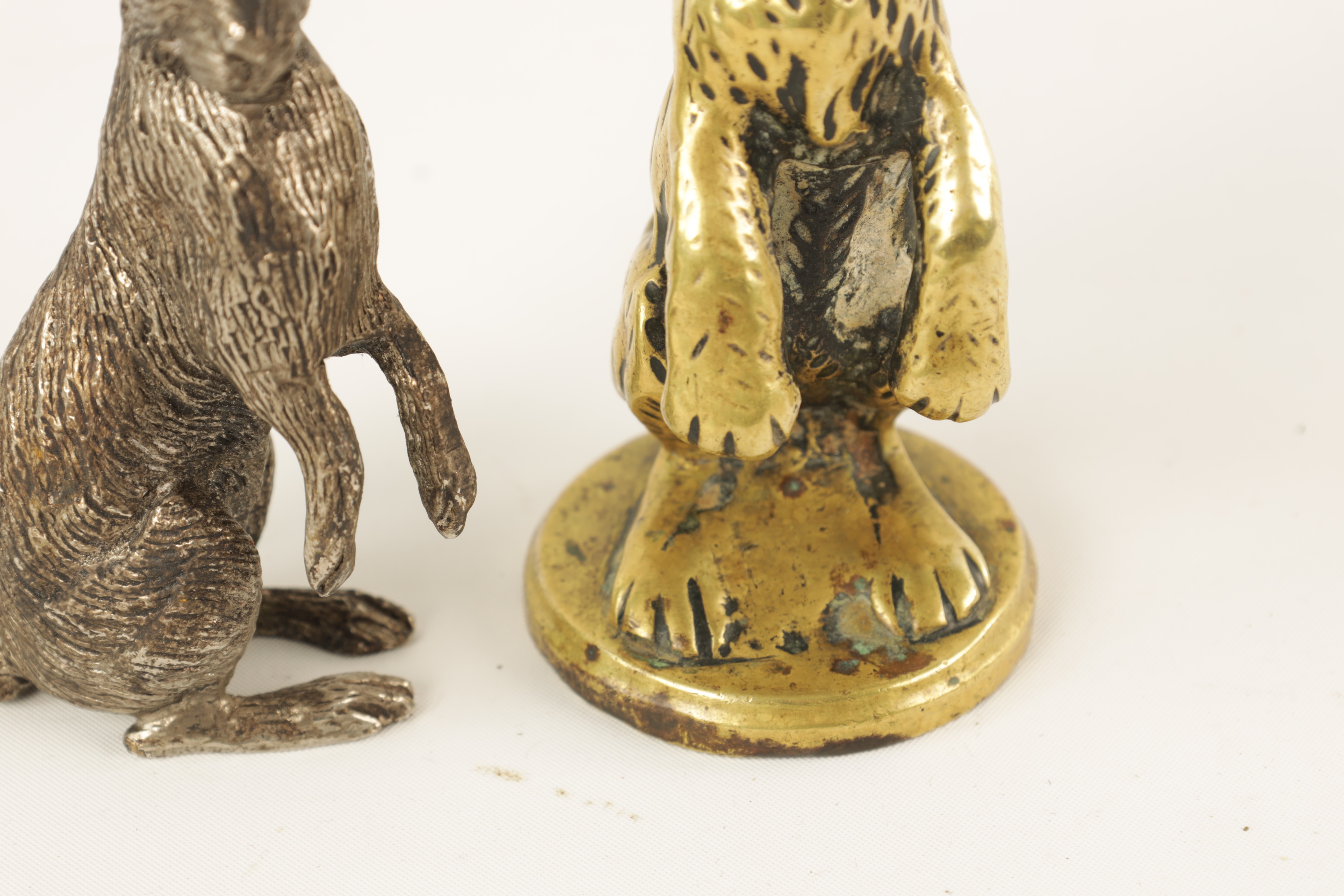 Lot 74 - TWO VINTAGE ALVIS RADIATOR MASCOTS