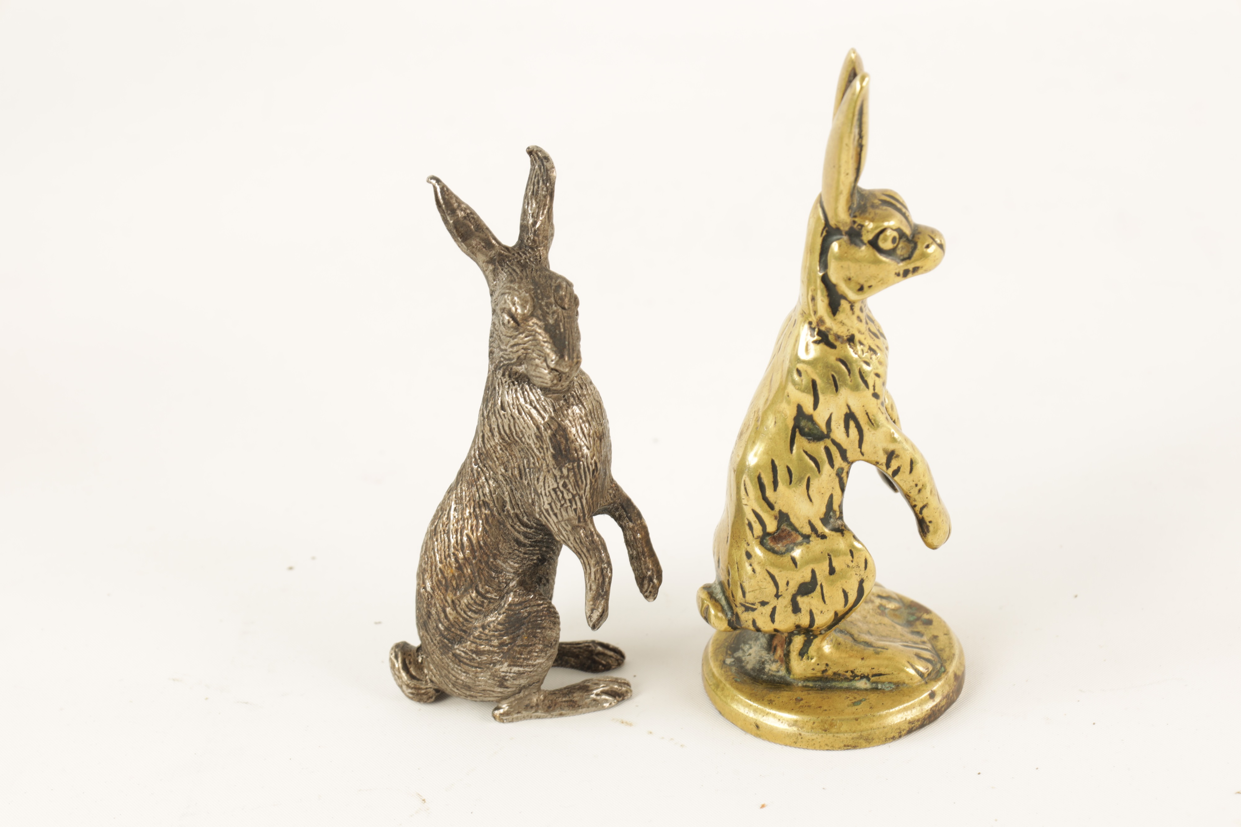 Lot 74 - TWO VINTAGE ALVIS RADIATOR MASCOTS